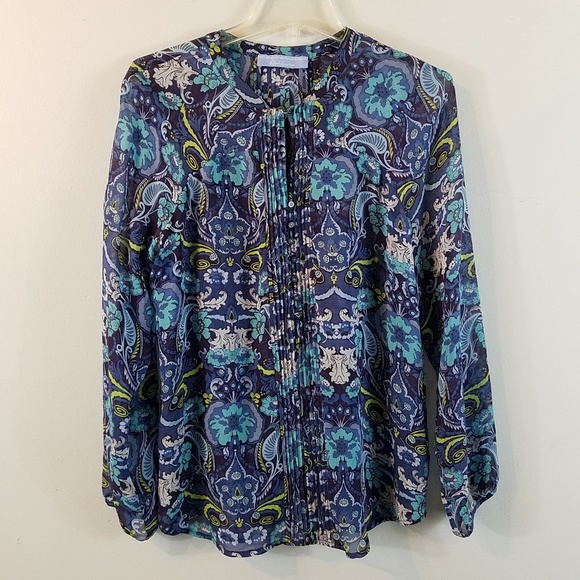 Robert Graham | Tops | Robert Graham Silk Button Up Paisley Top S ...